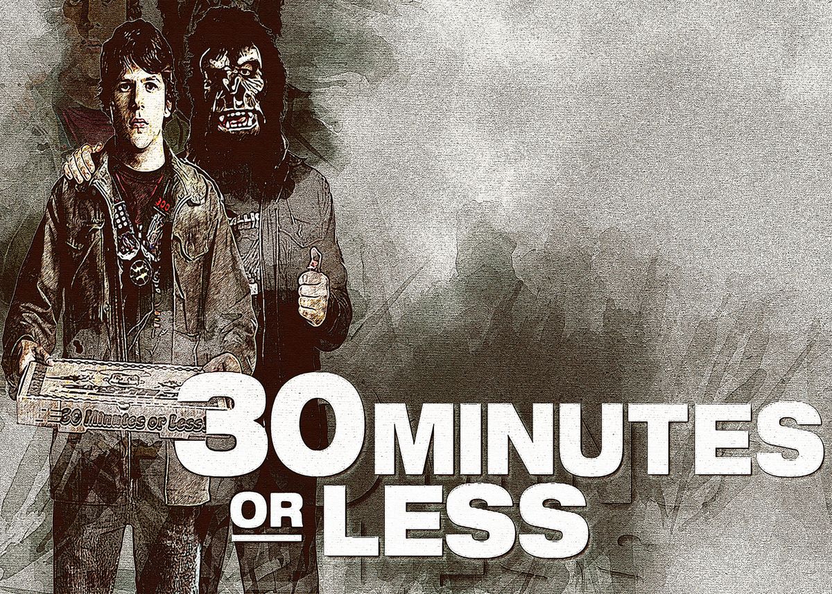 '30 Minutes or less' Poster by Katerina Lim | Displate