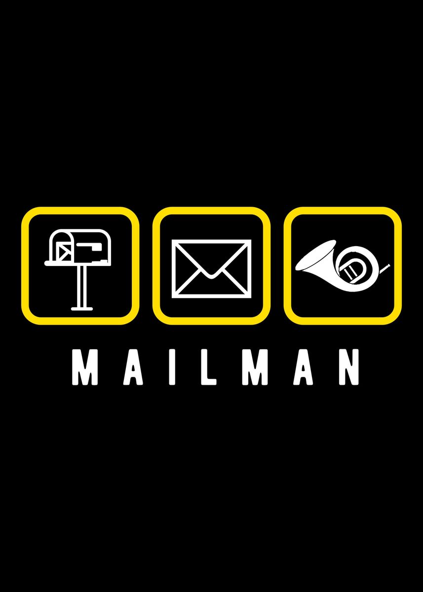 'Postman' Poster by Hexor | Displate