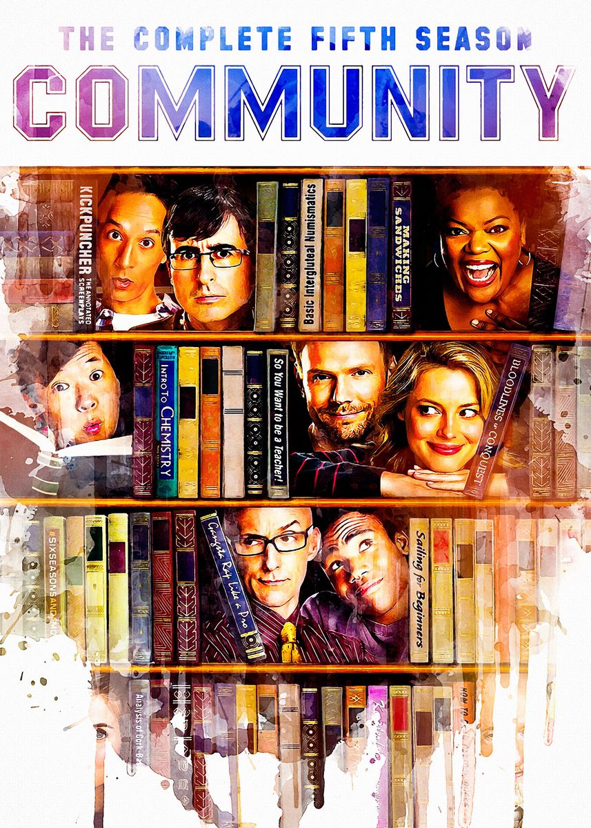 'Community 4' Poster, picture, metal print, paint by Jeffery Anabelle ...