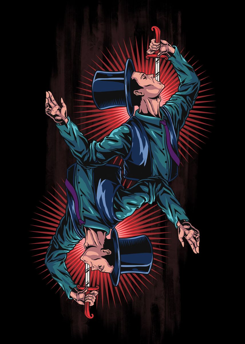 'black magic 3black magic 3' Poster, picture, metal print, paint by ...