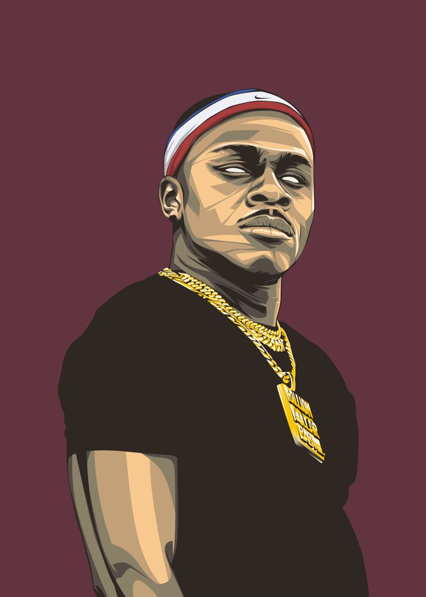 'DaBaby' Poster, picture, metal print, paint by alvin alban | Displate