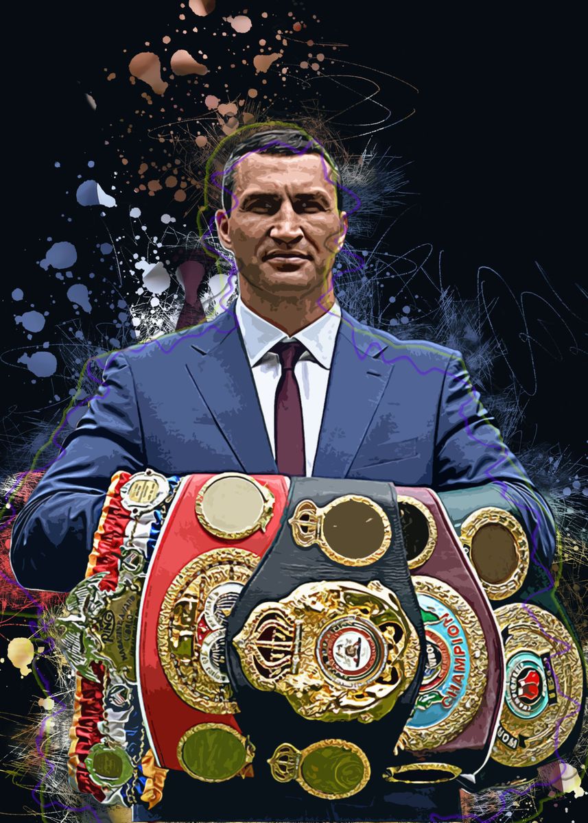 'Wladimir Klitschko' Poster by ONONMADE STUDIO | Displate