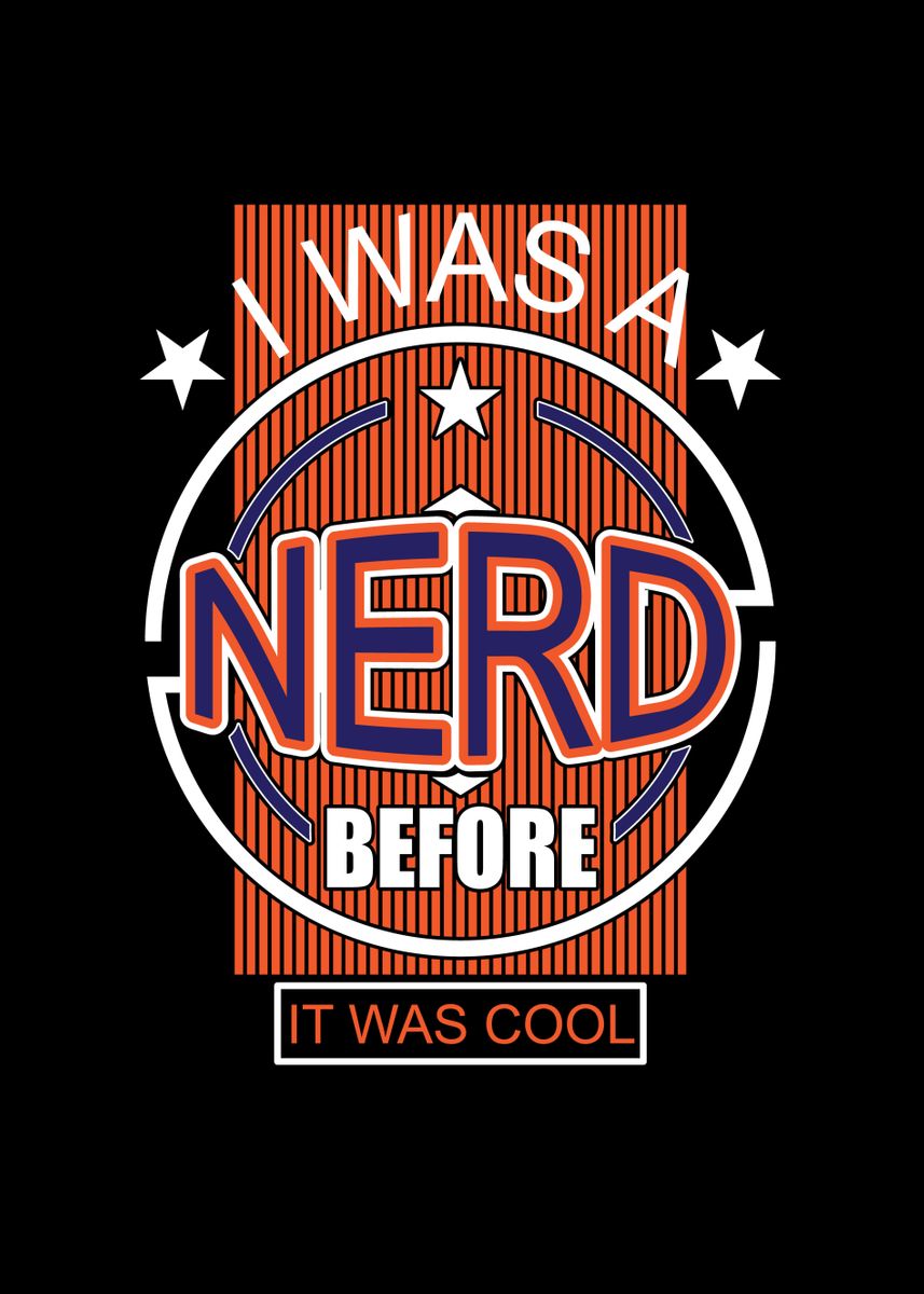 'Nerd Geek' Poster, picture, metal print, paint by Norden | Displate
