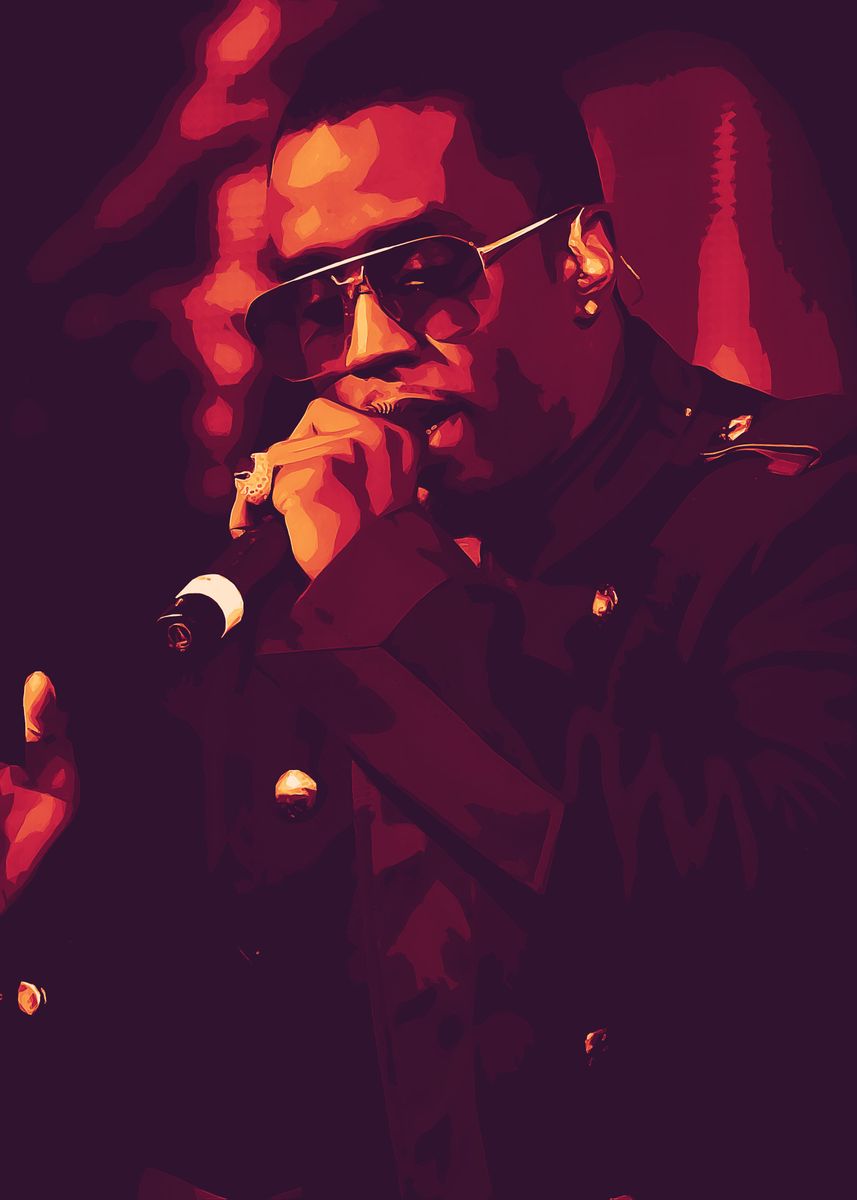 'Sean Combs' Poster, picture, metal print, paint by OSRAM COOL | Displate