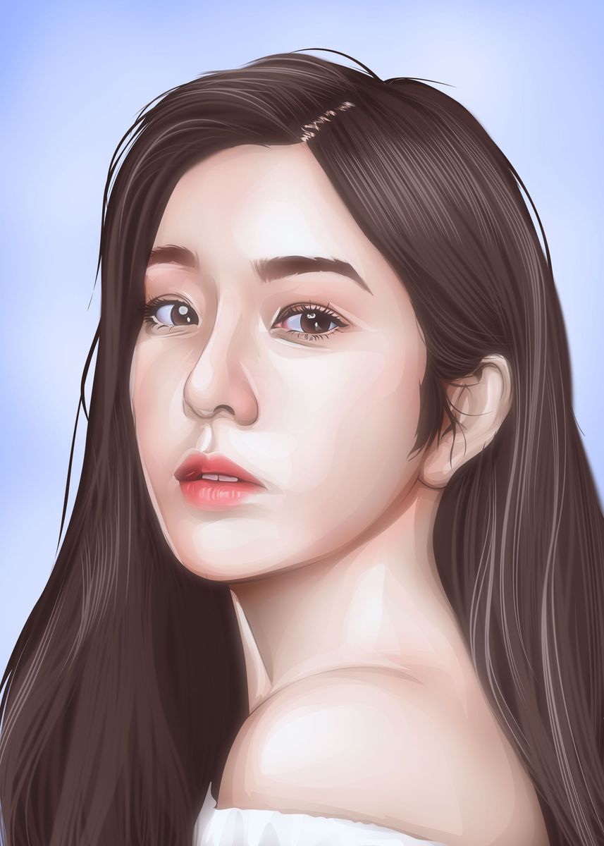 'Red Velvet Irene' Poster, picture, metal print, paint by Nins Studio ...