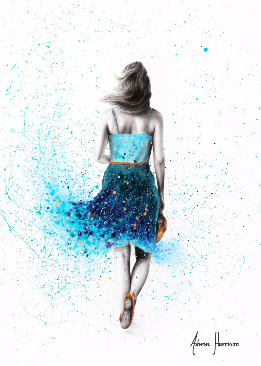 'Endless Night Walk ' Poster, picture, metal print, paint by Ashvin ...