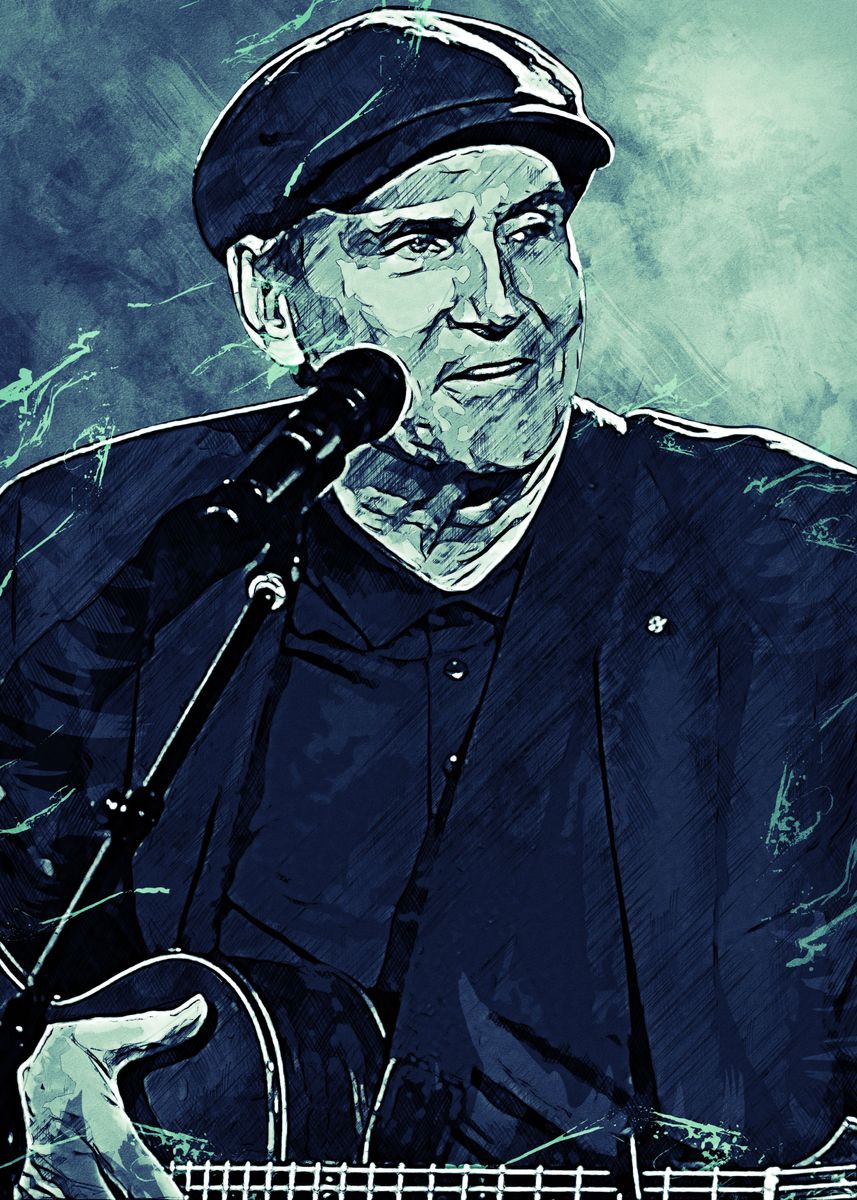'JAMES TAYLOR II' Poster, picture, metal print, paint by MoveUp | Displate