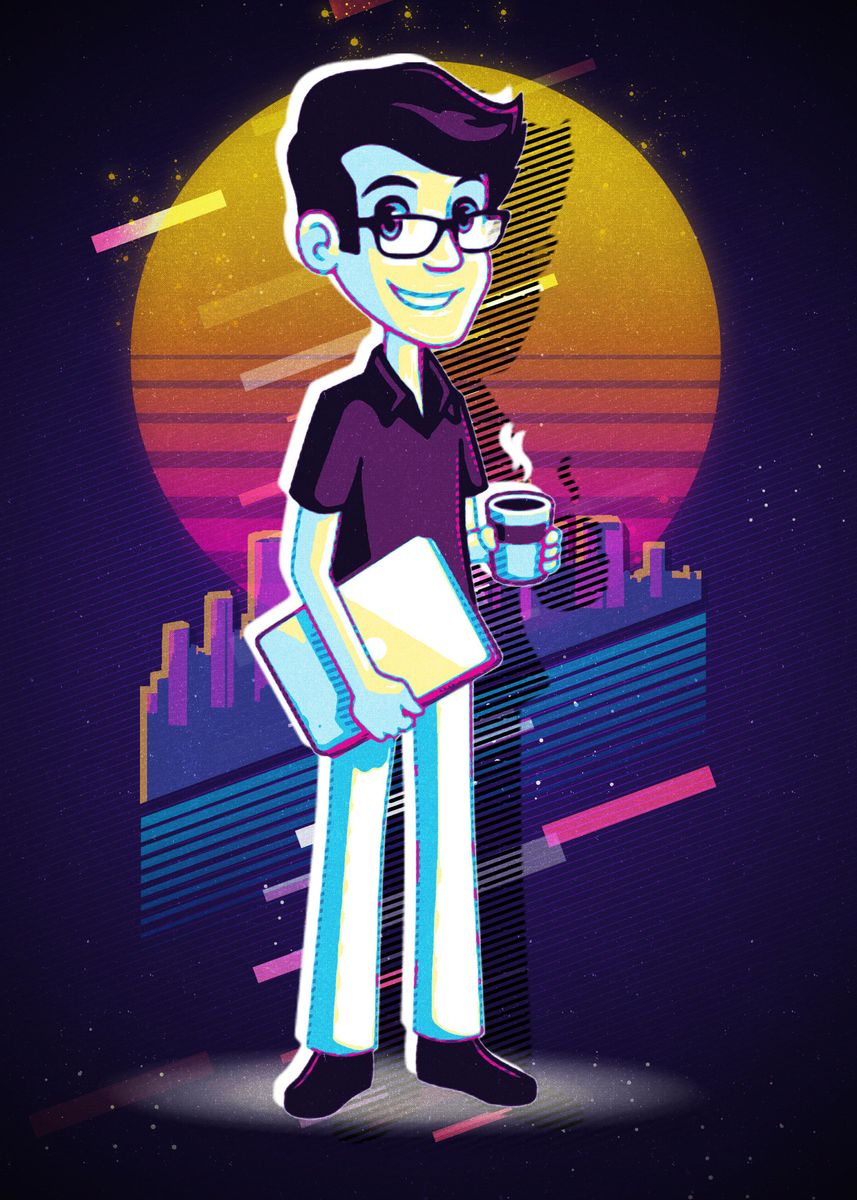 'Software engineer' Poster, picture, metal print, paint by Moranroy ...