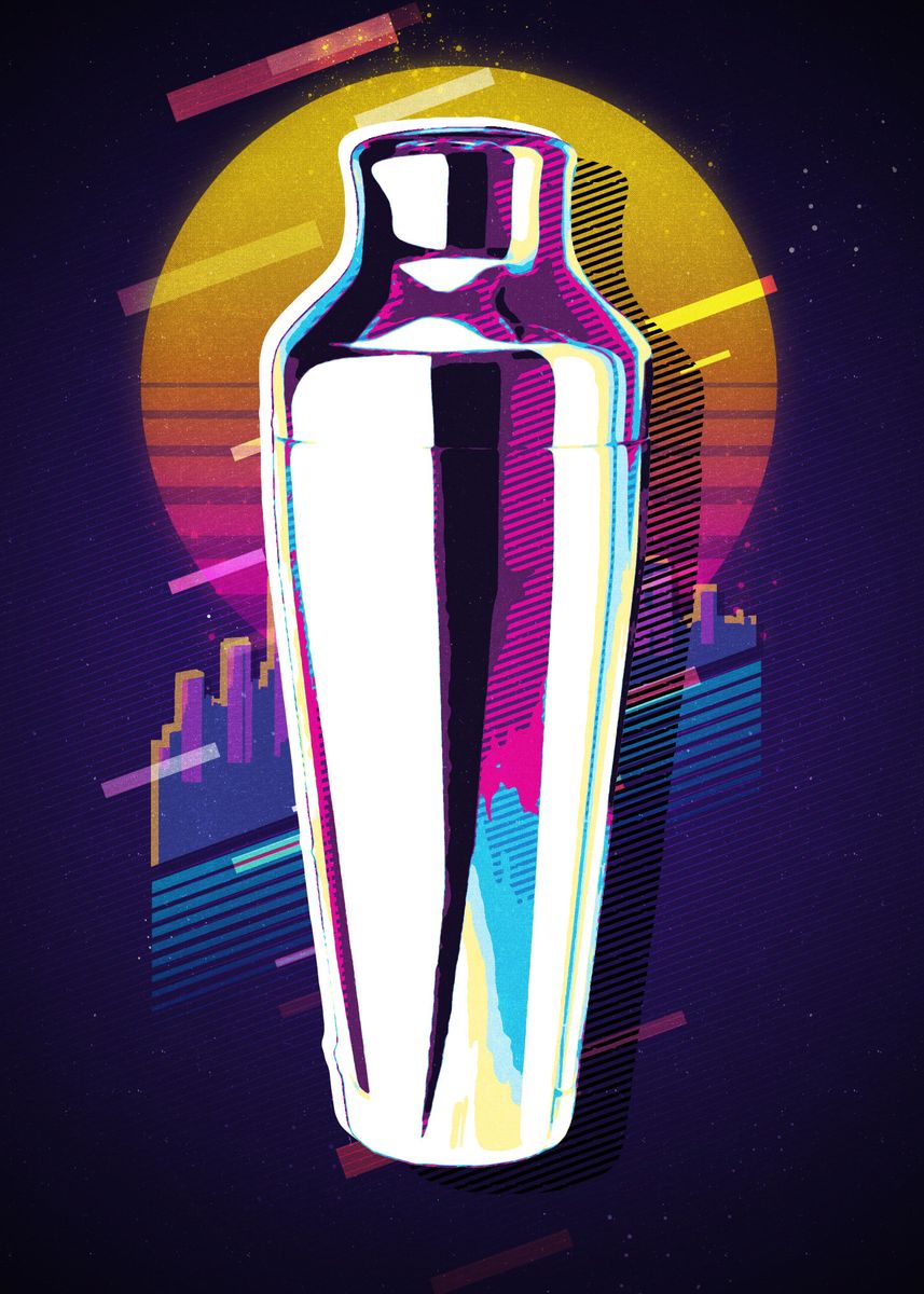 'Bartender' Poster, picture, metal print, paint by gillpa | Displate