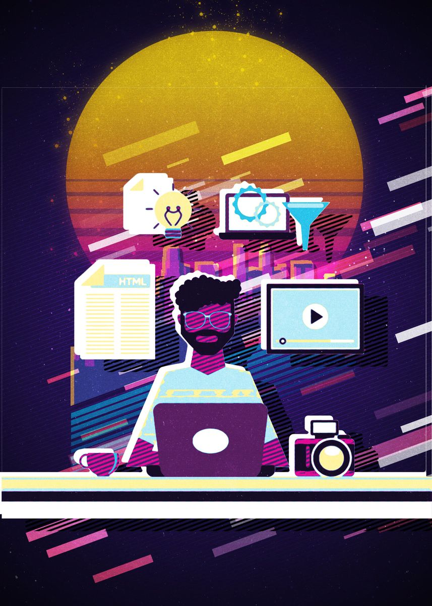 'Software engineer' Poster by Moranroy | Displate