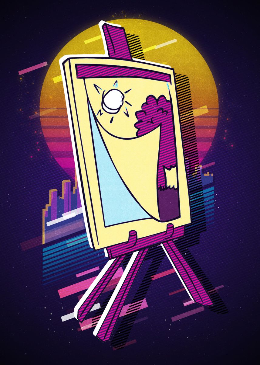 'Artist' Poster, picture, metal print, paint by copeland | Displate