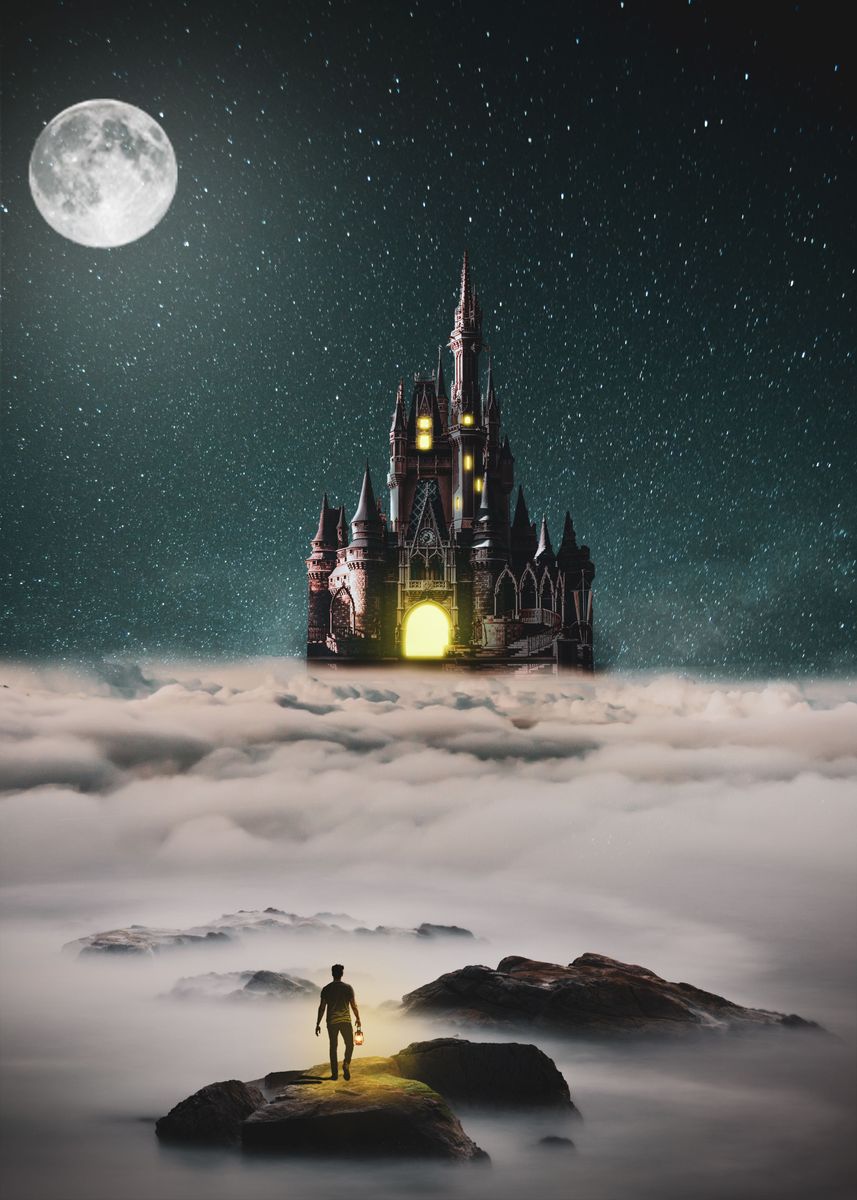 'A Long way to go' Poster, picture, metal print, paint by Anees Mufti ...