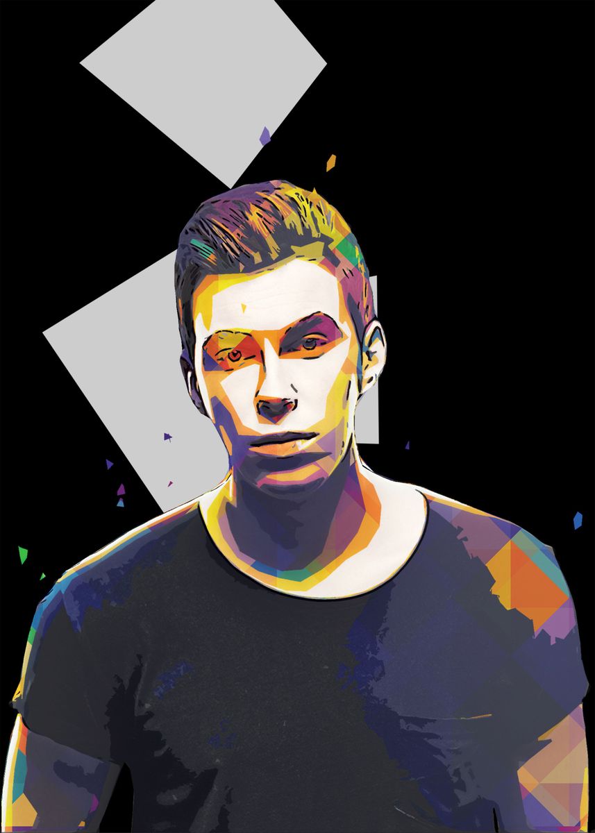 'Hardwell' Poster, picture, metal print, paint by MDA STUDIO | Displate