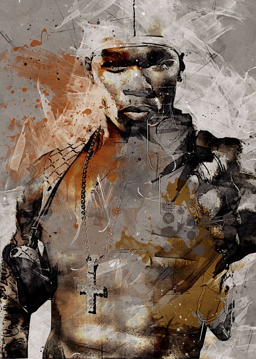 '50 cent' Poster, picture, metal print, paint by Most Popular Cult ...