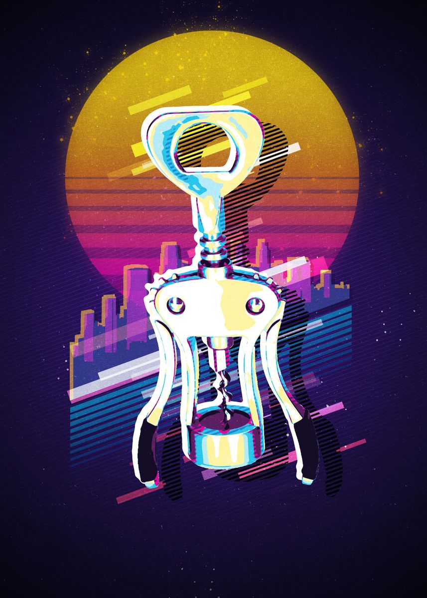 'Bartender' Poster, picture, metal print, paint by gillpa | Displate