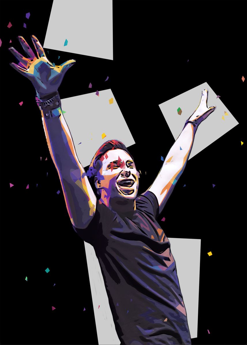 'Hardwell' Poster, picture, metal print, paint by MDA STUDIO | Displate