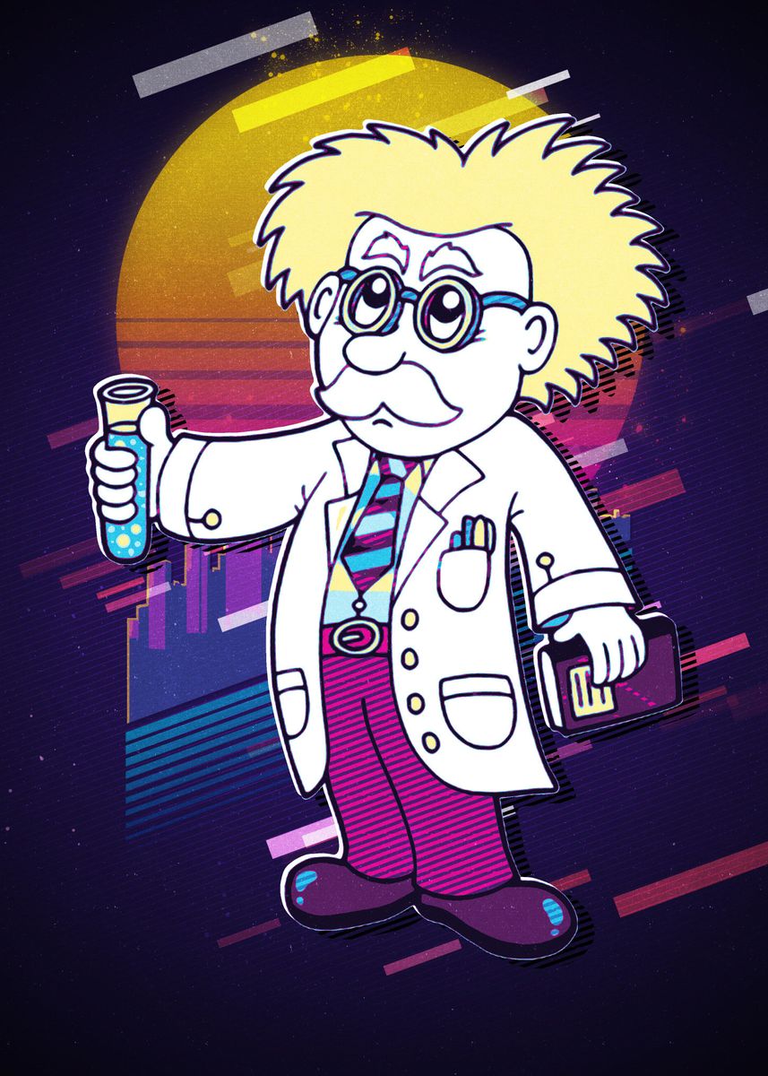 'scientist' Poster by Moranroy | Displate