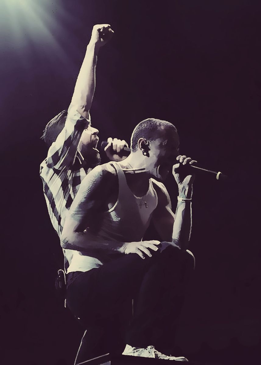 'Linkin Park 611' Poster, picture, metal print, paint by widy force ...