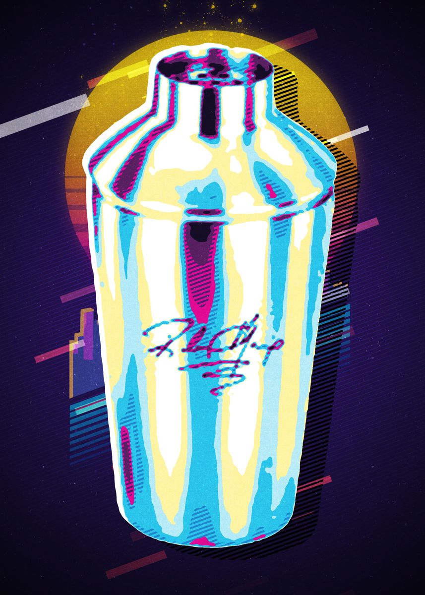 'Bartender' Poster, picture, metal print, paint by gillpa | Displate