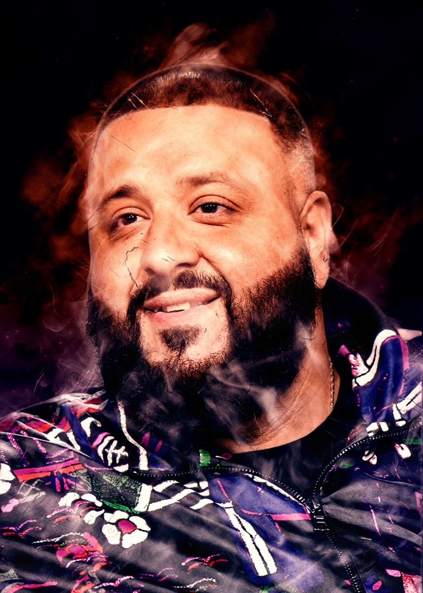 'DJ Khaled' Poster, picture, metal print, paint by DTW GROUP | Displate