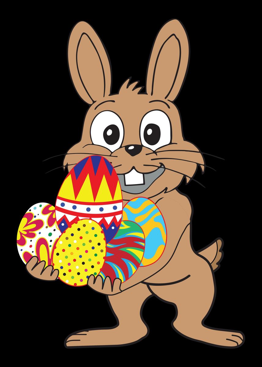 'Bunny Rabbit Cony' Poster, picture, metal print, paint by Sebastian ...