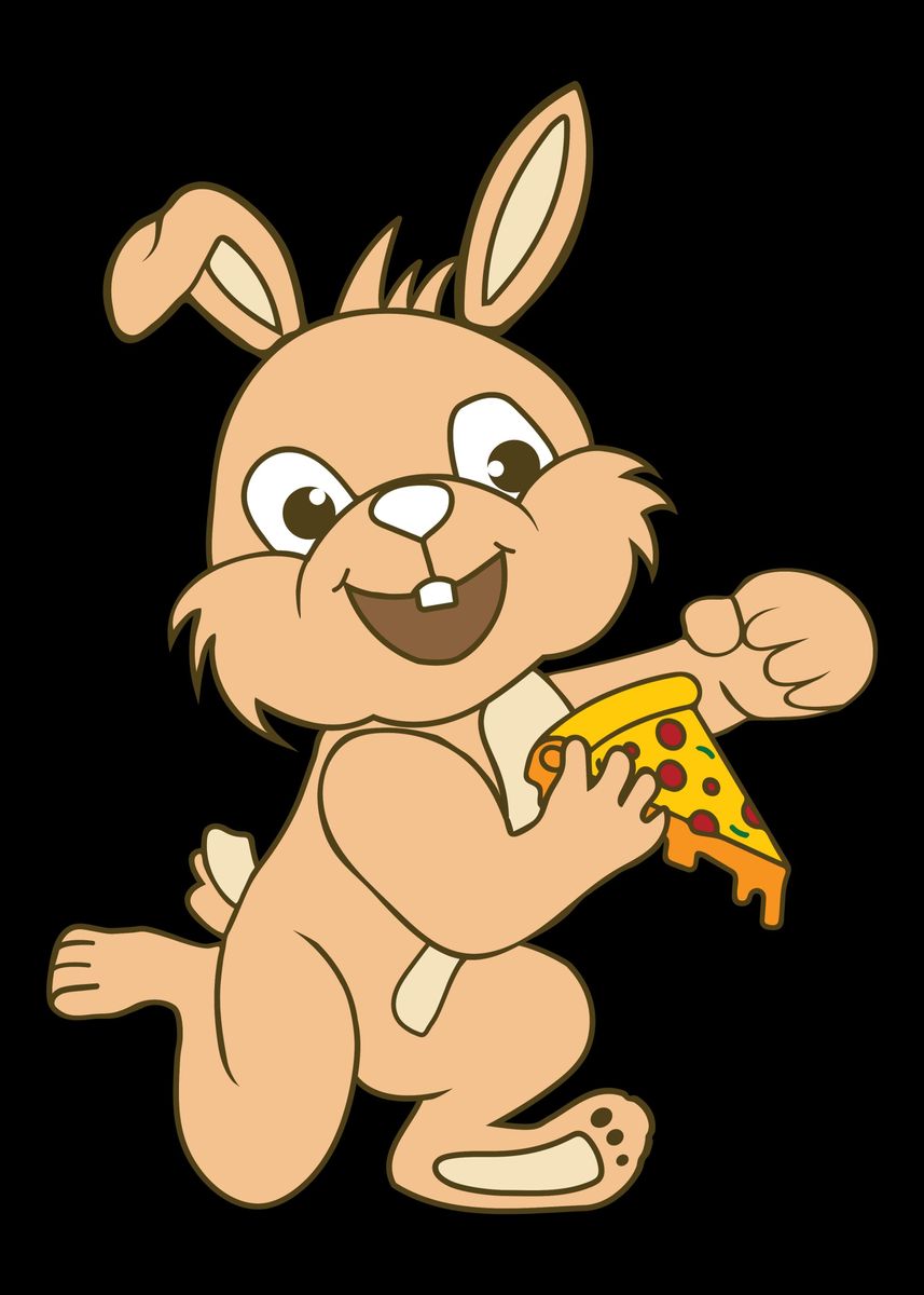 'Bunny Rabbit Cony' Poster, picture, metal print, paint by Sebastian ...