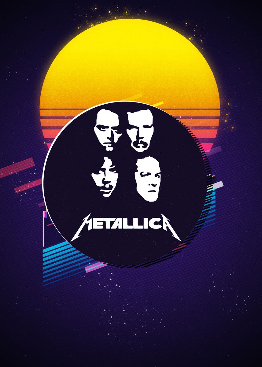 'The Greatest rock bands al' Poster, picture, metal print, paint by ...