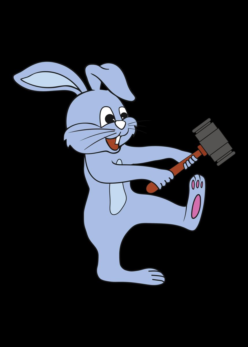 'Bunny Rabbit Cony' Poster by Sebastian Wünsche | Displate