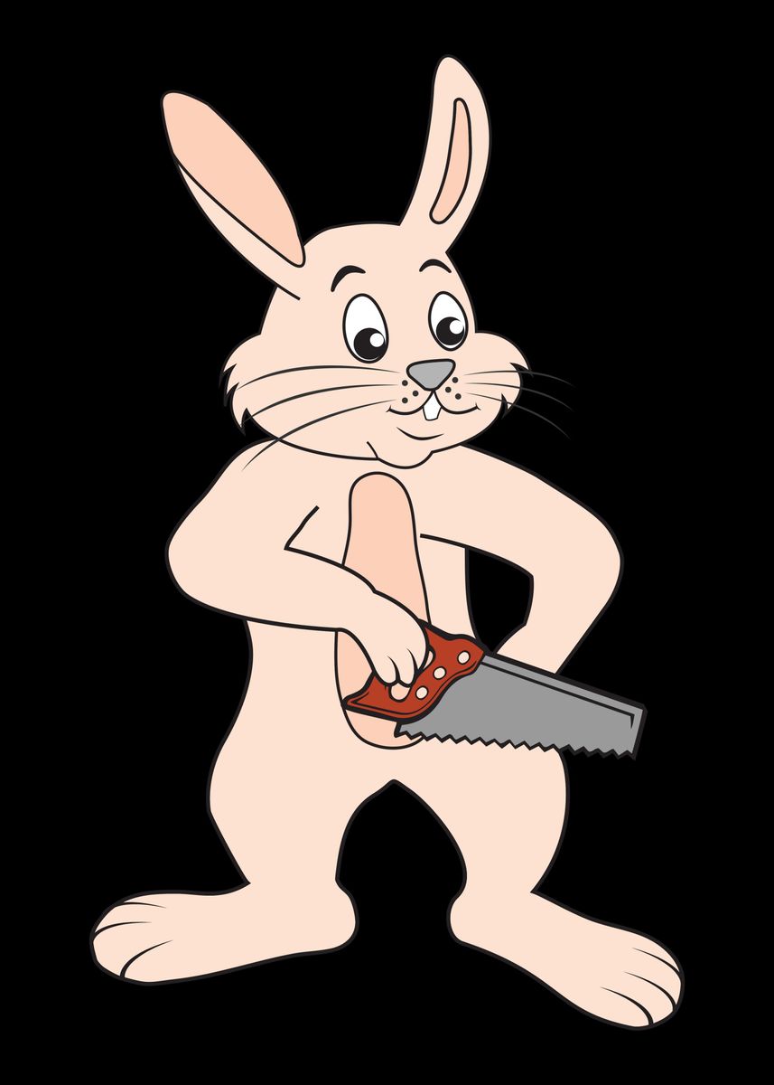 'Bunny Rabbit Cony' Poster, picture, metal print, paint by Sebastian ...