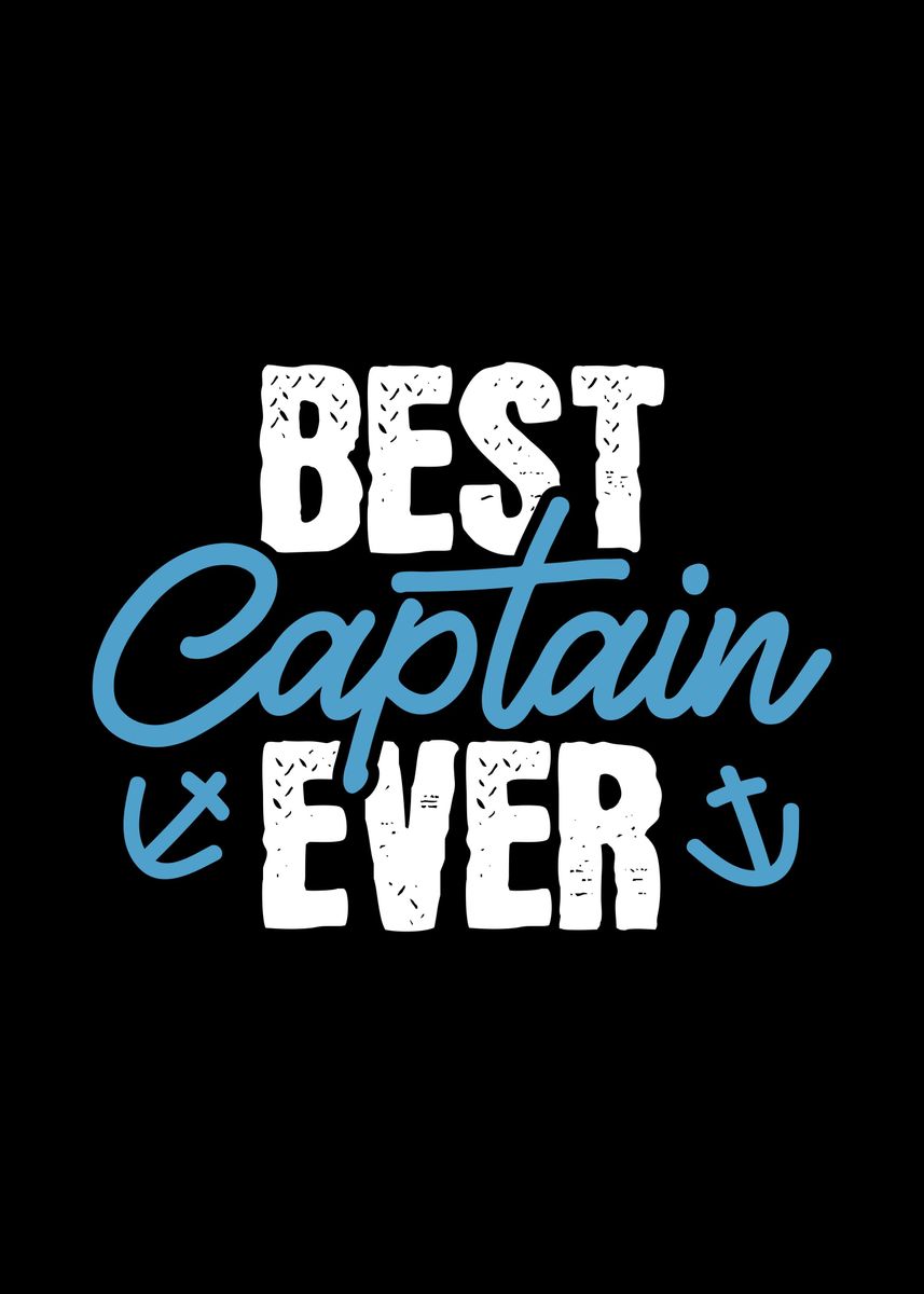 'Boat Cruise Ship Captain B' Poster, picture, metal print, paint by ...