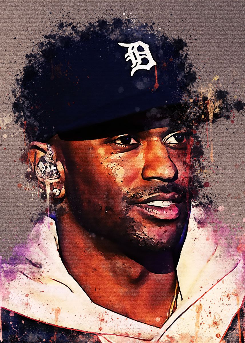 'Big Sean' Poster, picture, metal print, paint by SA KE | Displate