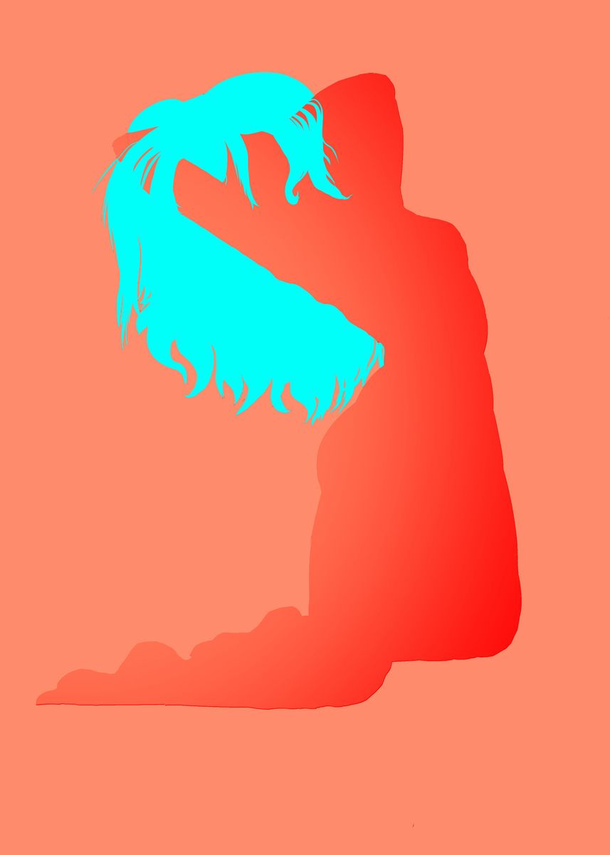 'Sunburn' Poster, picture, metal print, paint by Jason Alvarez | Displate