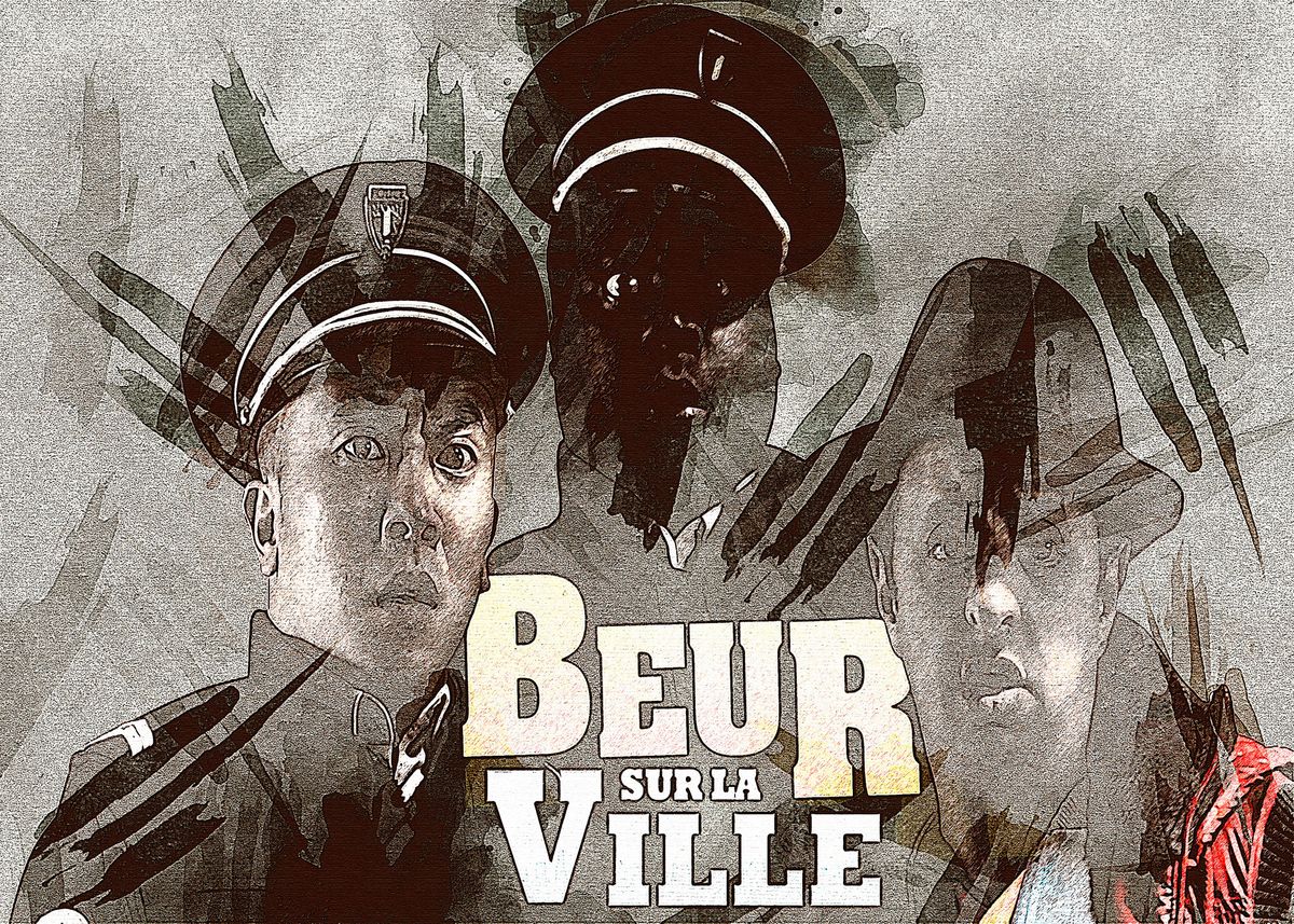 'Beur sur la ville' Poster by Zain Brookes | Displate