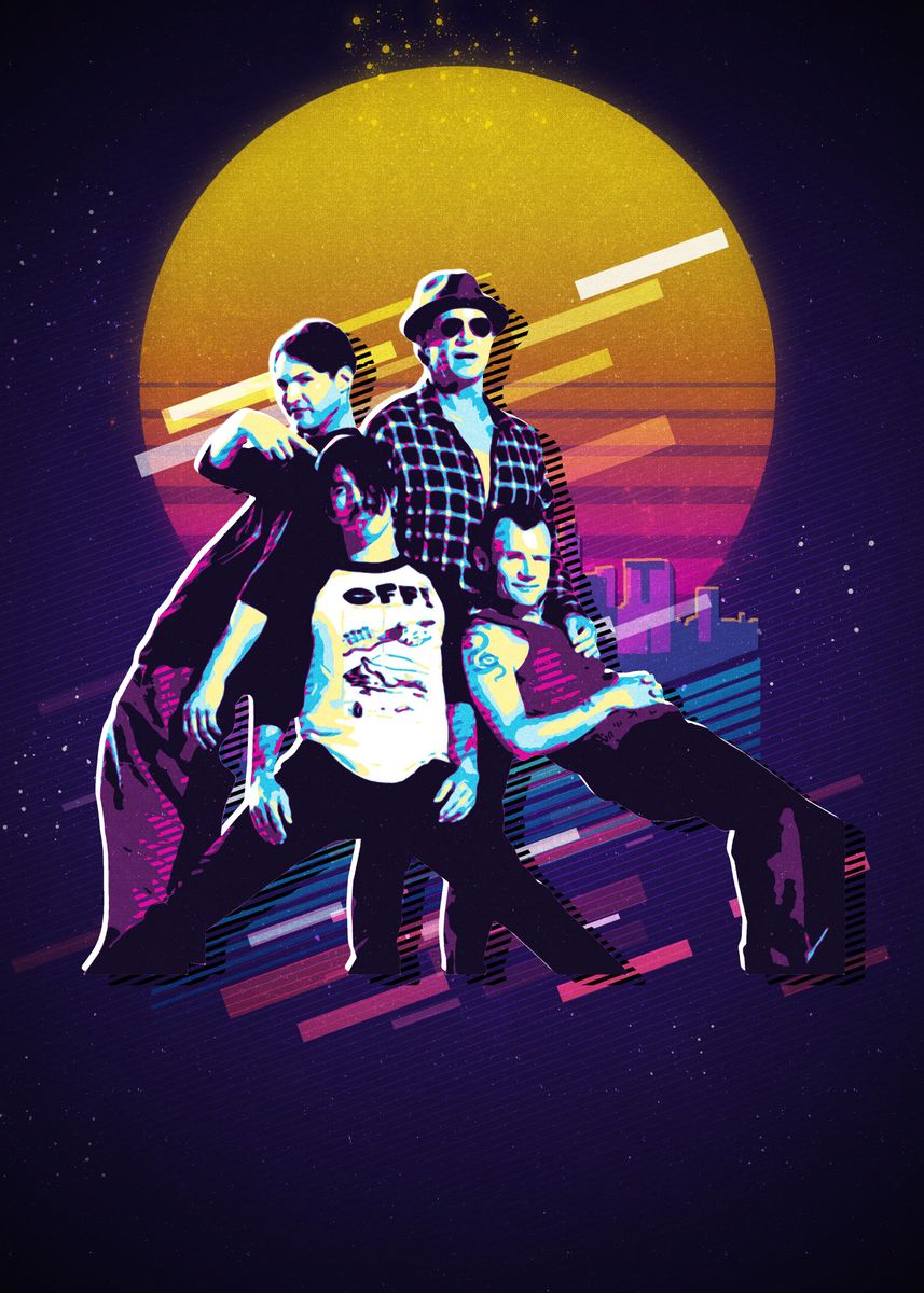 'The Greatest rock bands al' Poster, picture, metal print, paint by ...