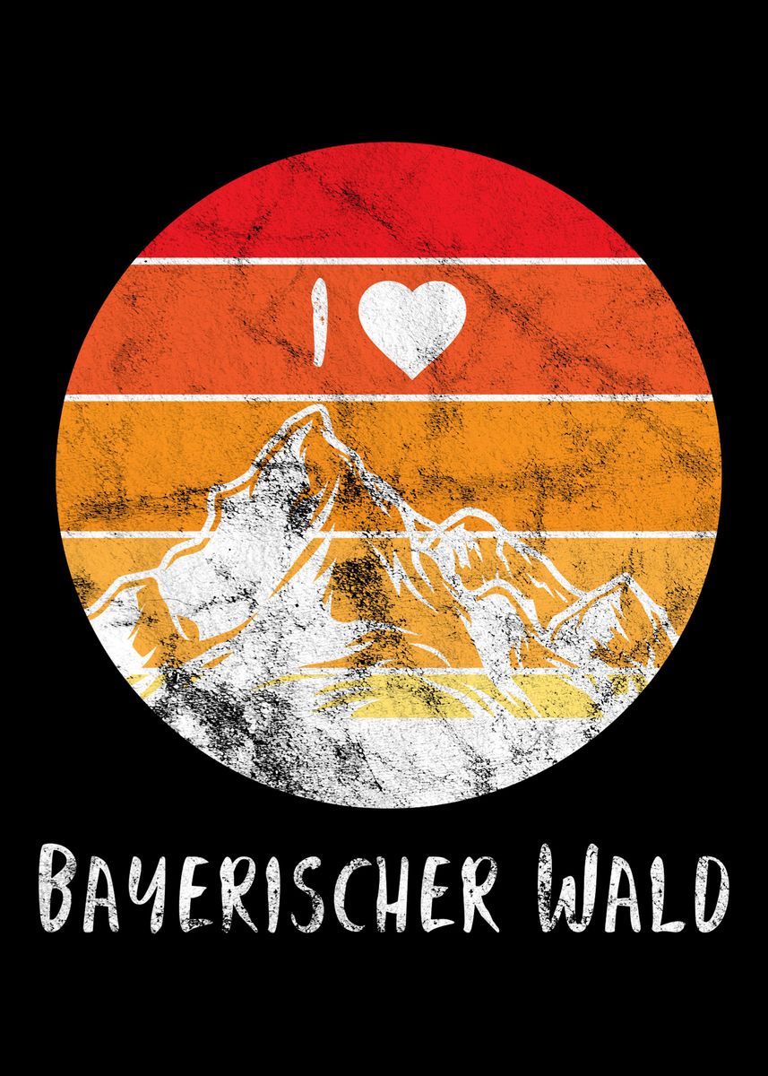 'Bavarian Forest Home' Poster, picture, metal print, paint by Fabian El ...