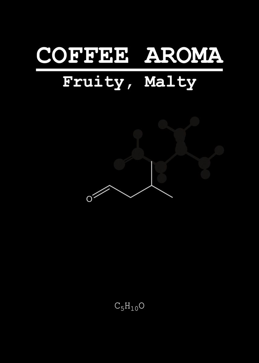 'Coffee Aroma Fruity Malty' Poster, picture, metal print, paint by ...