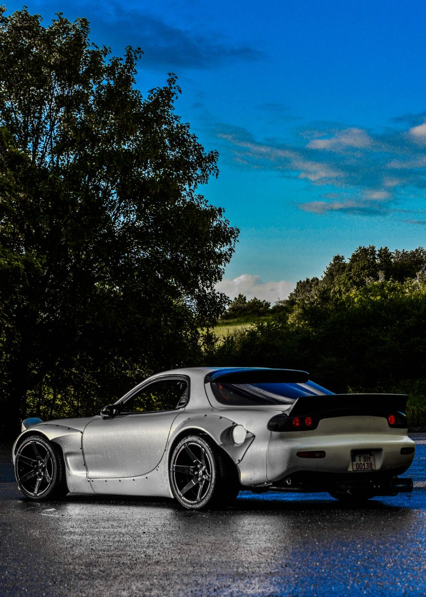 'RX7' Poster, picture, metal print, paint by Dylan McCarty | Displate