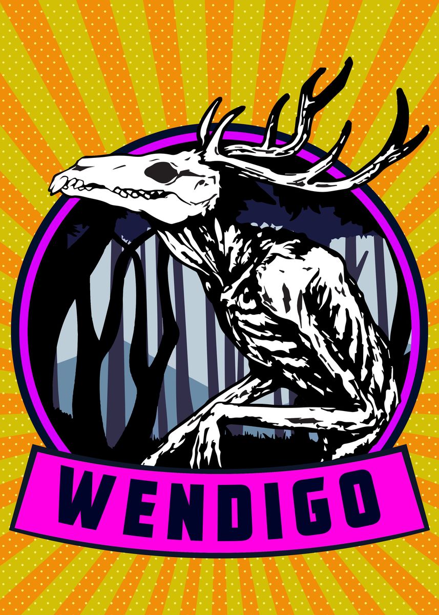 'WENDIGO' Poster, picture, metal print, paint by theanomalius | Displate