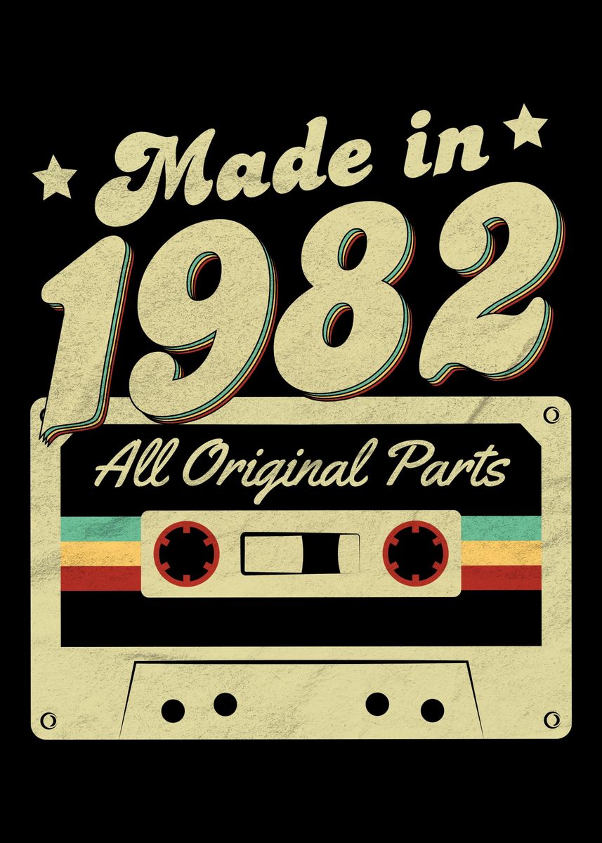 'Made in 1982' Poster by Cooldruck | Displate
