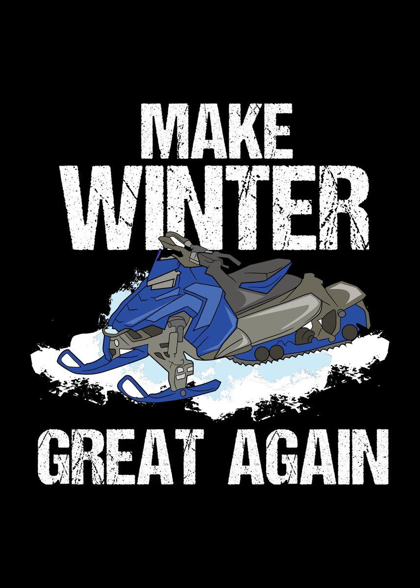 'Make Winter Great Again' Poster by Timo Bockrath | Displate