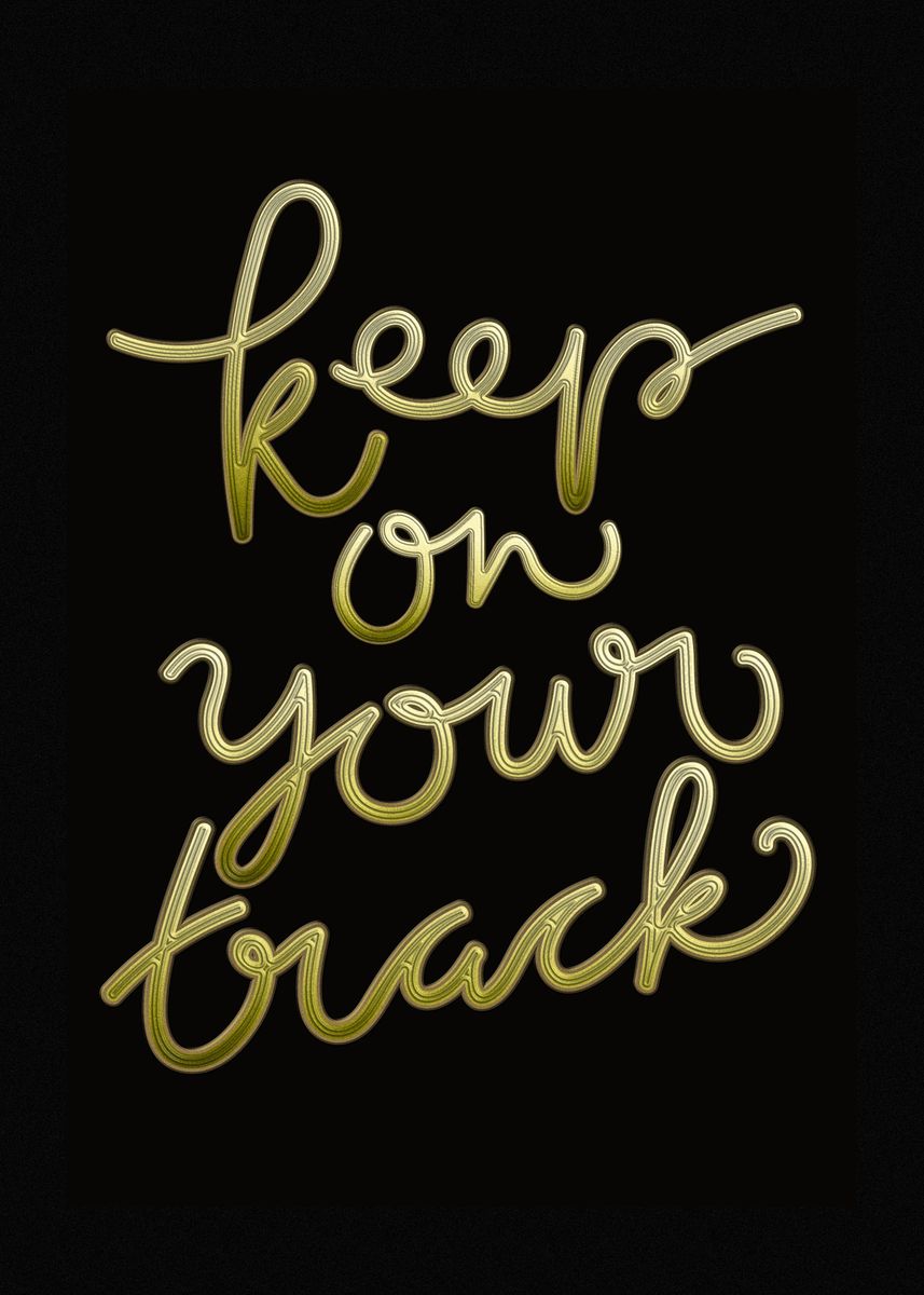 'Keep On Your Track' Poster, picture, metal print, paint by Andrea ...