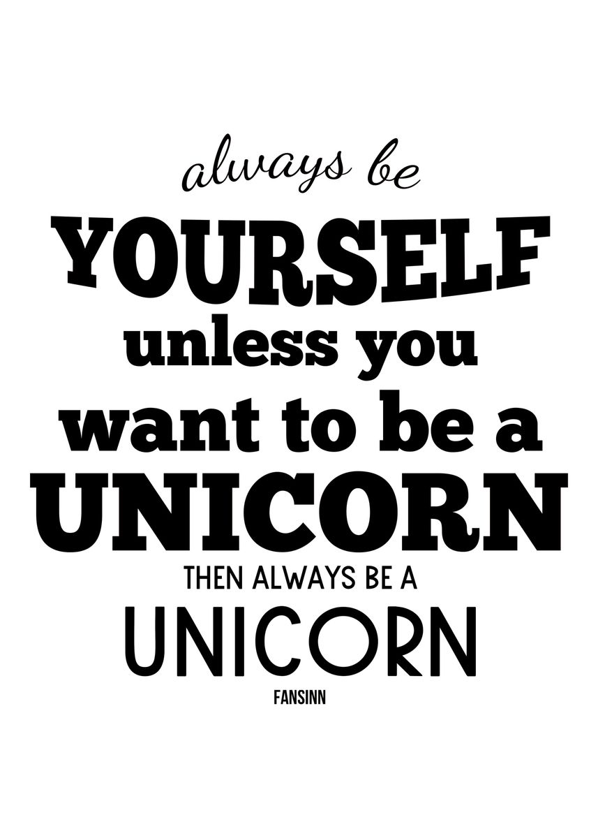 'Unicorn horse mythical cre' Poster, picture, metal print, paint by ...