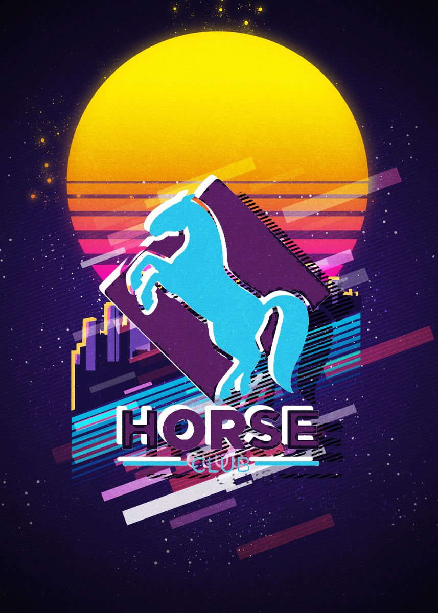 'Horse racing' Poster by copeland | Displate