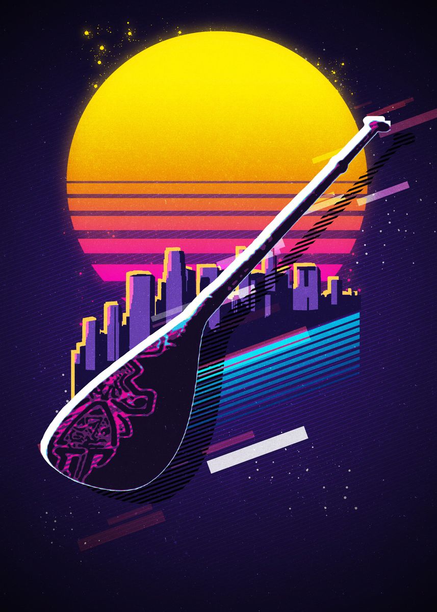 'Surf' Poster by Neon Art Glowing | Displate