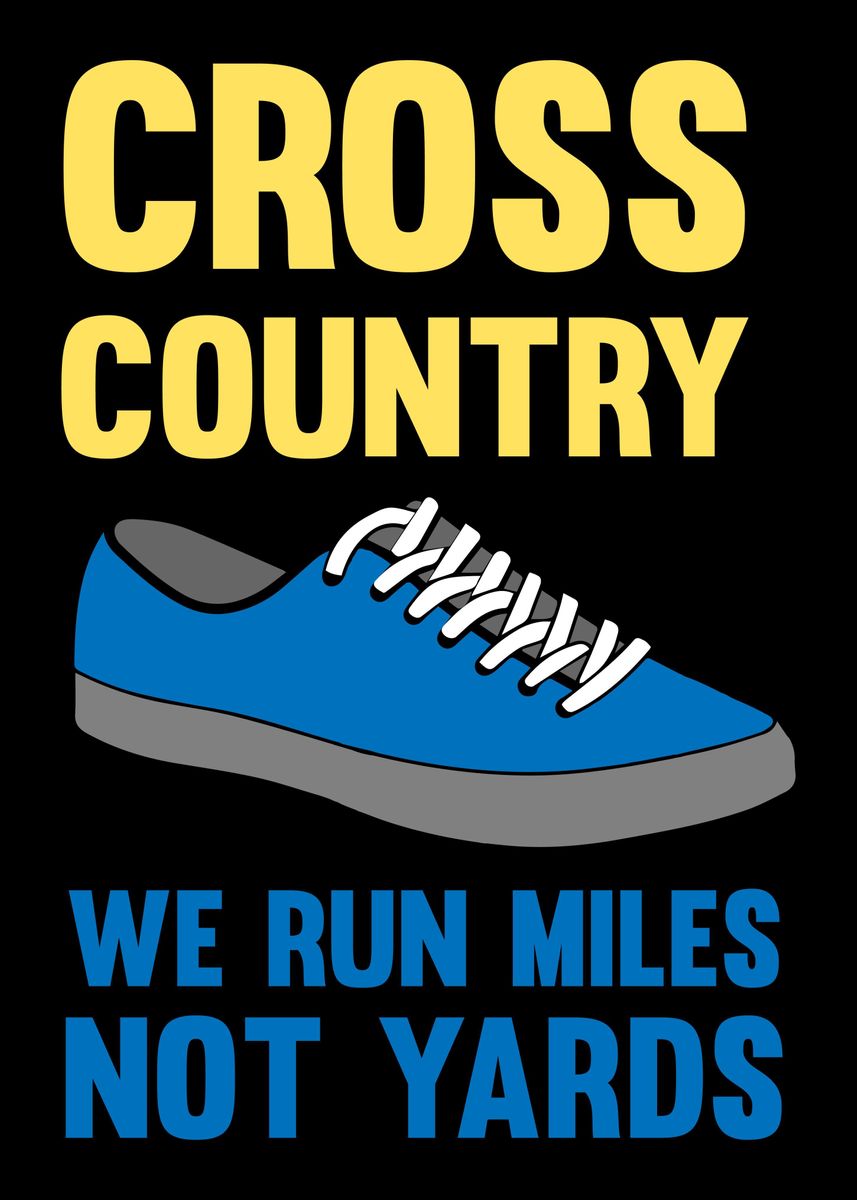 'Cross Country Runner' Poster by Sebastian Wünsche | Displate