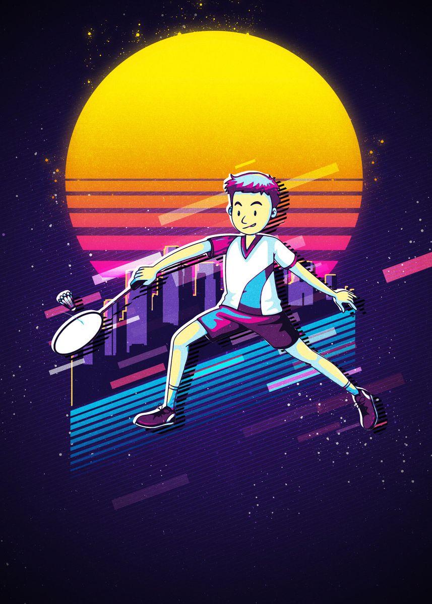 'badminton' Poster by Mibride | Displate