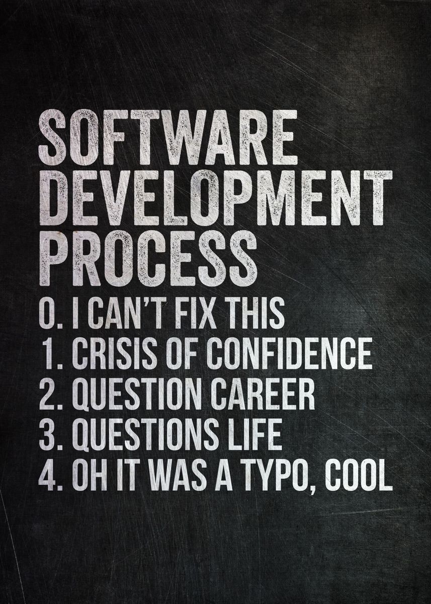 'Software Development ' Poster, picture, metal print, paint by ...