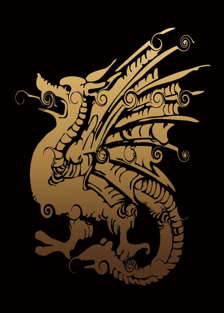 'Unleash the Dragon' Poster by ANDRE MCKAY | Displate