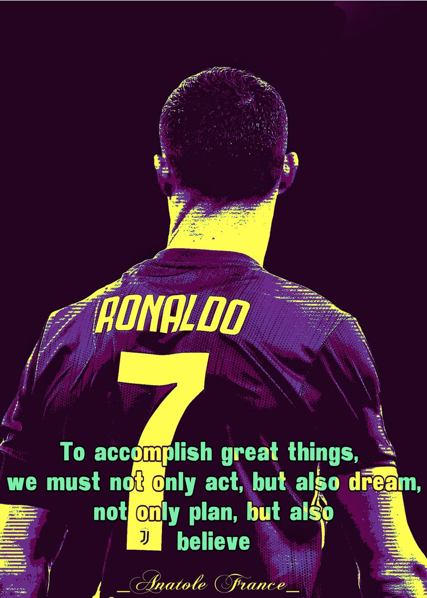 'ronaldo' Poster by Hafis | Displate
