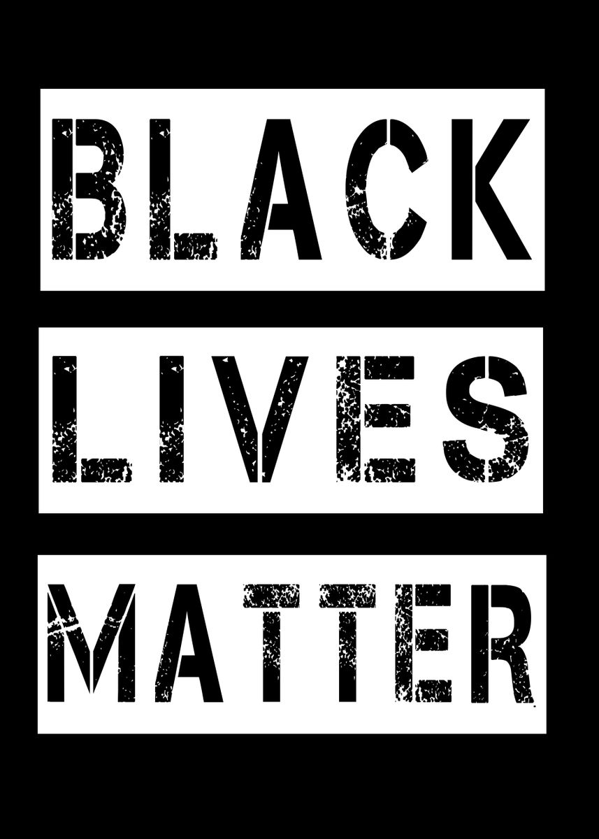 'Black Lives Matter' Poster, picture, metal print, paint by ZS C O M M ...